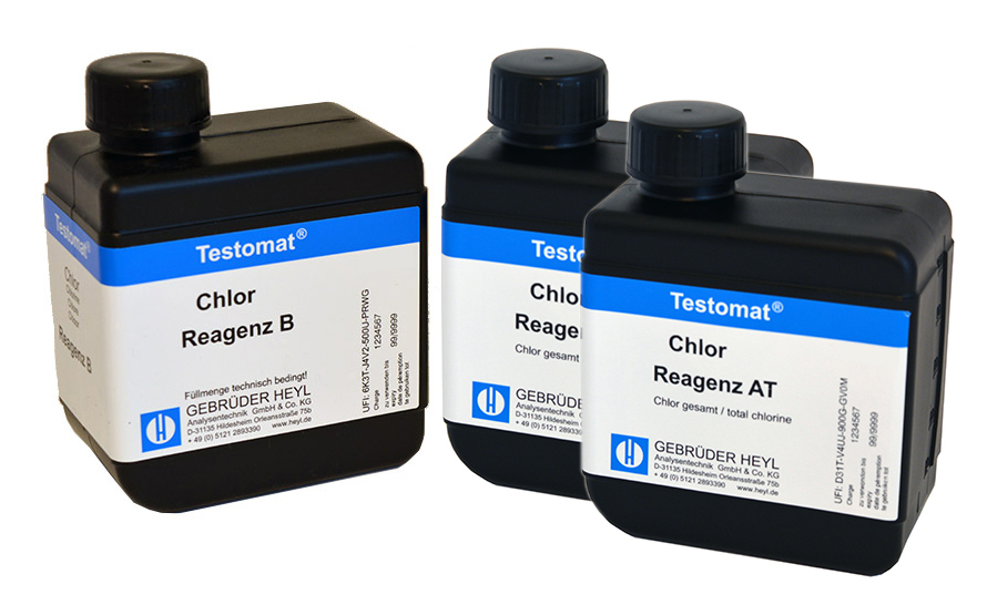 Testomat® LAB CL Chlorine reagent set T (total chlorine) 2 x 500 ml AT ...