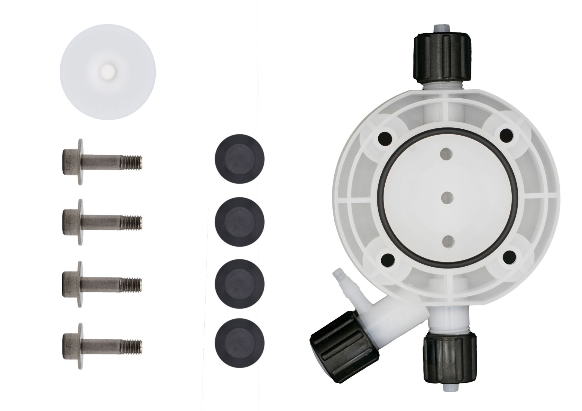 emec K-Plus Service Set M - PVDF pump head, Viton seal and PTFE ...