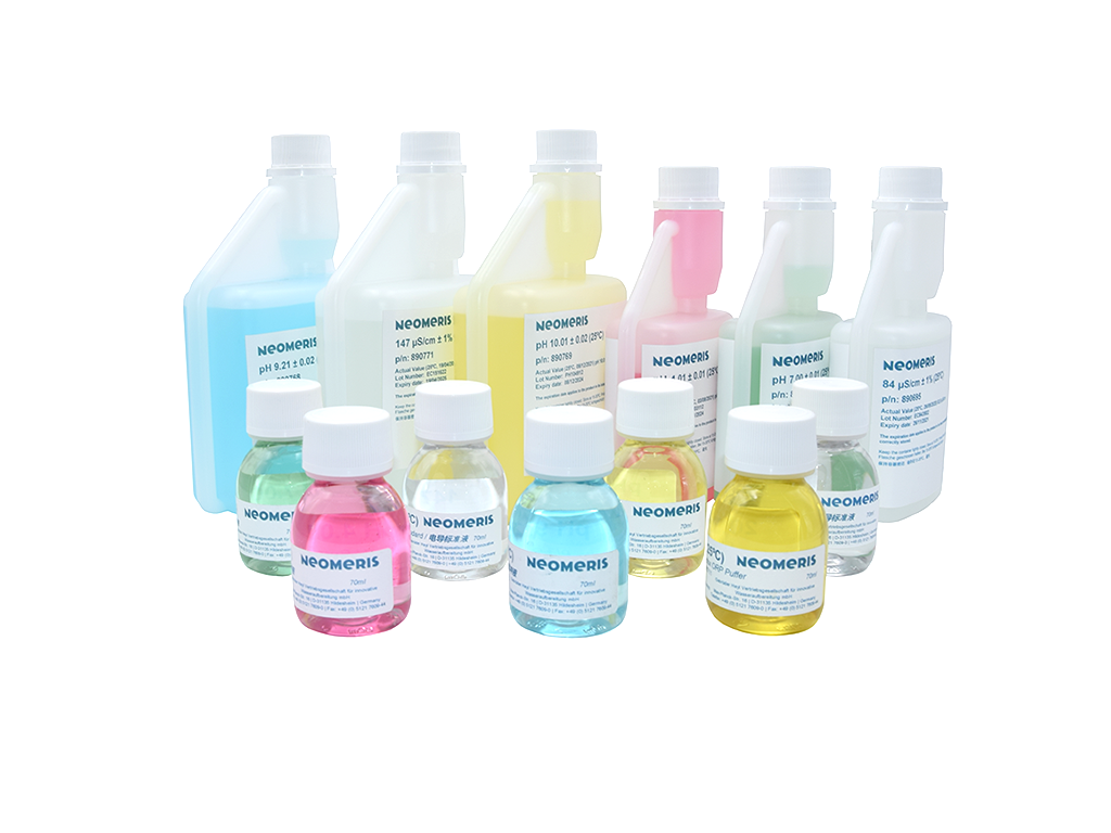 pH / ORP Buffer and Conductivity Calibration Solutions - Heyl Neomeris Shop